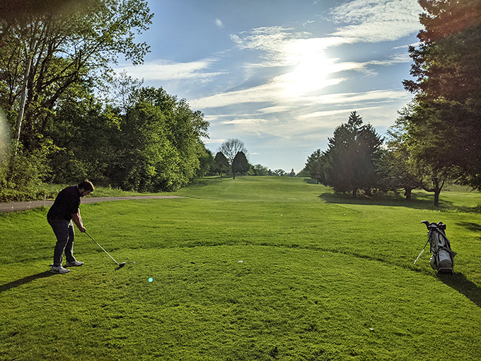 Golf with a view that makes even a triple-bogey feel like a win. Wisconsin's rolling landscape creates natural hazards worth admiring.
