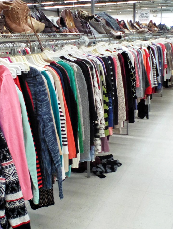 Fashion archaeology at its finest&mdash;dig through these colorful layers to unearth that perfect sweater someone else regretted donating.