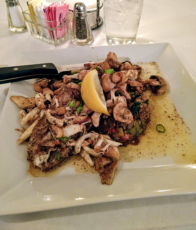 Trout that's been introduced to butter and lemon in the most delicious m&eacute;nage &agrave; trois since chocolate met peanut butter.