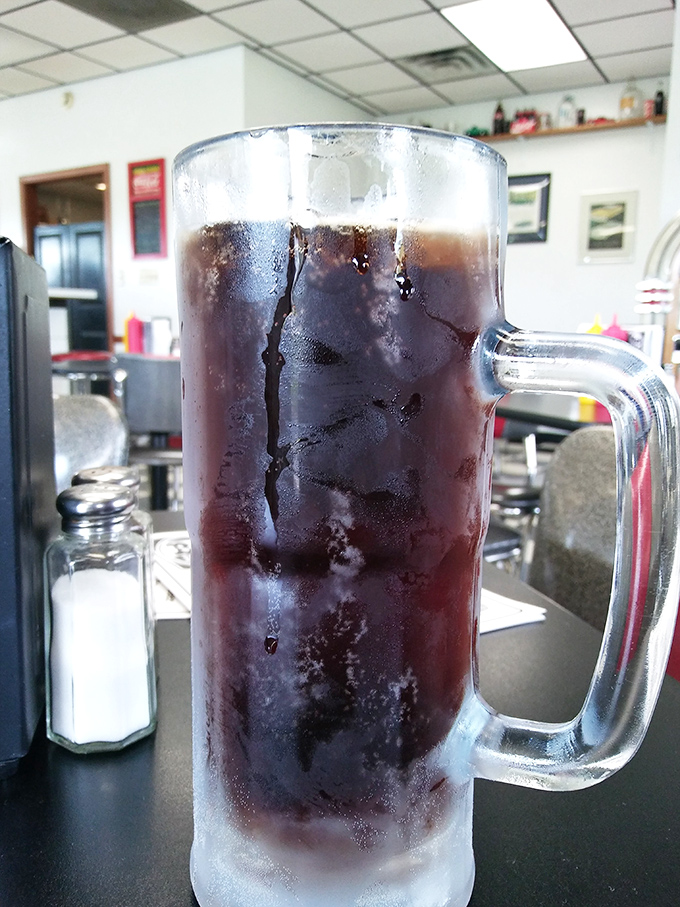 The star of the show&mdash;B & K's signature root beer served in a frosted mug so cold it sweats. This isn't just a drink, it's a frosty ritual worth savoring.