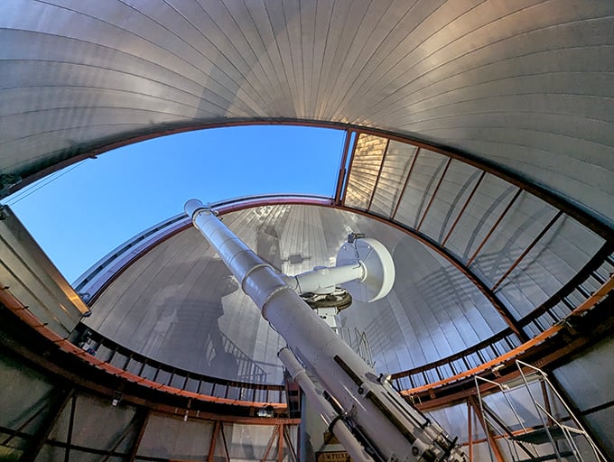 Roper Mountain Science Center's observatory dome opens to the heavens, where retirement curiosity can explore galaxies without the astronomical price of space tourism.