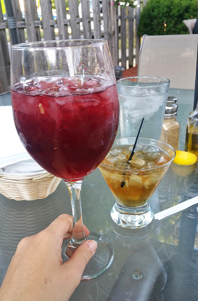 Wine o'clock is the best time at Bruno's. That ruby-red sangria isn't just a drink&mdash;it's Mediterranean sunshine in a glass.