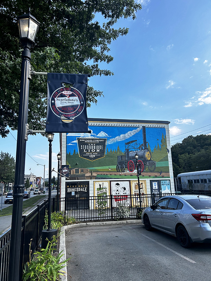 Vintage lampposts and historical murals&mdash;Honesdale doesn't just remember its past, it displays it proudly like your grandkids' artwork on the fridge.