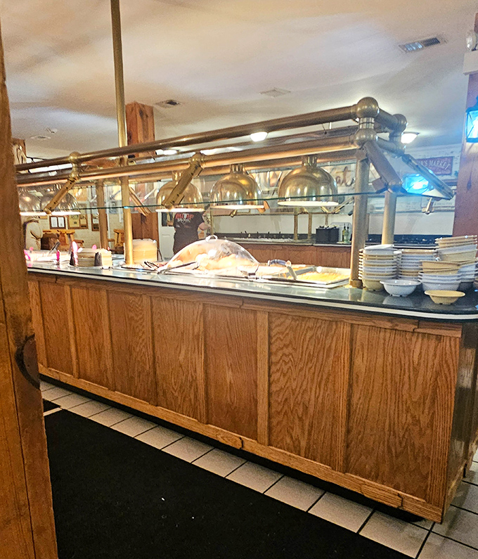 Where the magic happens&mdash;the serving counter promises treasures that would make any diet plan tremble in fear.