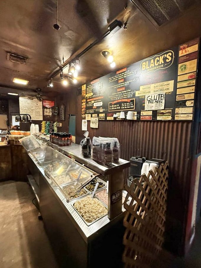 The service counter where magic happens: point at what you want, watch them slice it, prepare for immediate happiness.