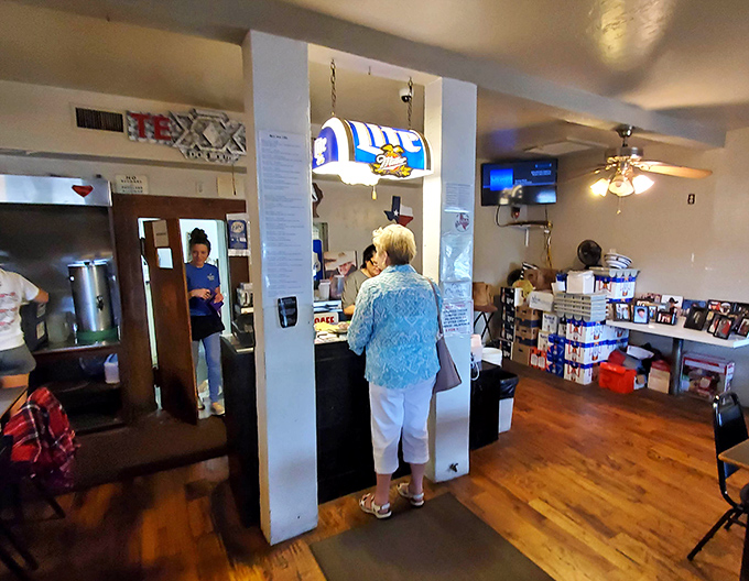 Where the magic happens&mdash;a service counter that's witnessed decades of hungry Texans ordering "the usual."