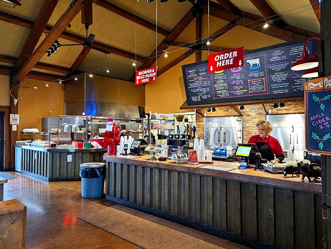 The ordering counter&mdash;where dreams are spoken aloud and transformed into platters of smoky perfection.