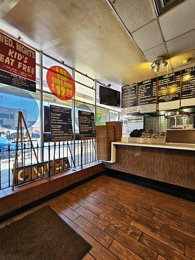 Where decisions are made and dreams begin. Wednesday night special: kids eat free! Parents rejoice.