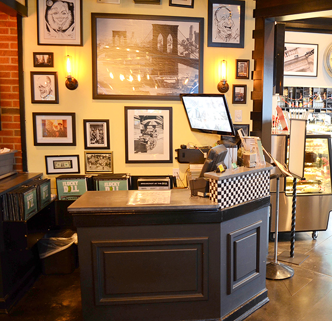 The host stand welcomes you with Brooklyn Bridge imagery and New York nostalgia&mdash;your first hint that this isn't just another Florida eatery.