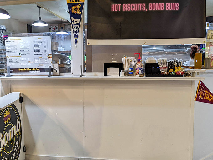 HOT BISCUITS, BOMB BUNS isn't just signage&mdash;it's truth in advertising at its most delicious and straightforward. 