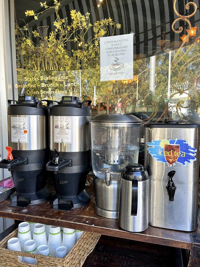 Complimentary coffee while you wait? That's the kind of hospitality touch that turns first-timers into regulars faster than you can say "refill please."