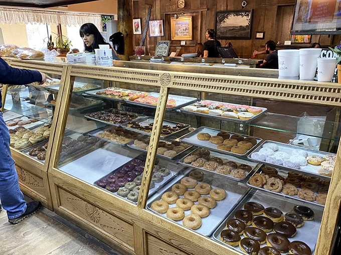 The bakery counter&mdash;where willpower goes to die and "I'll just have one" becomes the day's first broken promise.