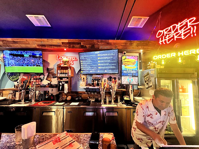 Behind every great seafood joint is a dedicated team turning ocean treasures into edible art while you watch the game.