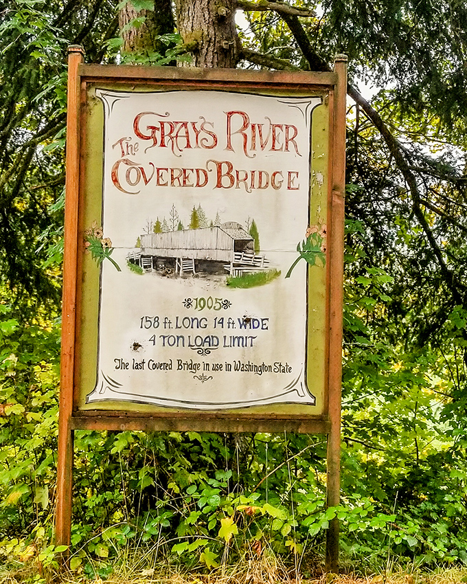 The sign tells the tale&mdash;158 feet long, 14 feet wide, and the last of its kind in Washington. Some bragging rights are well-earned.