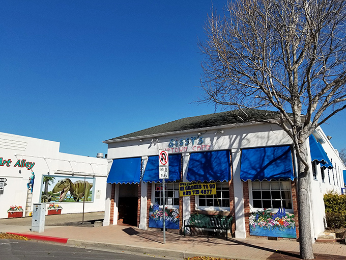 Colorful storefronts like this one keep Lompoc's downtown vibrant and inviting&mdash;window shopping that doesn't require a second mortgage.