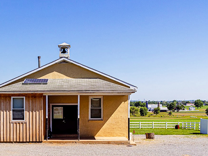 No bells, no intercom, just a bell in the tower. This one-room schoolhouse teaches subjects that matter without a single PowerPoint presentation in sight.