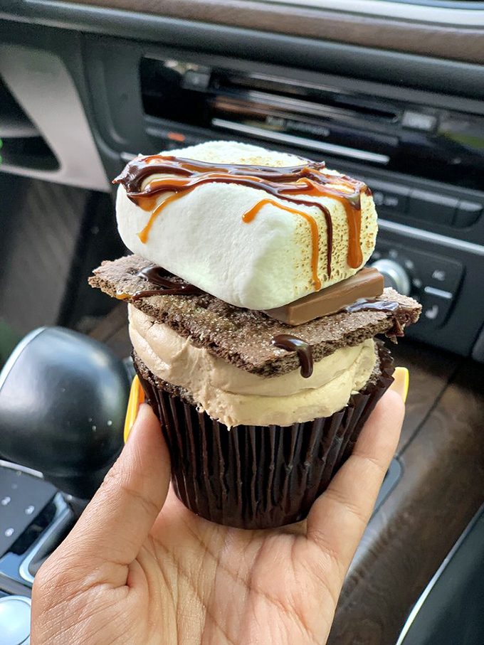 The S'mores Cupcake brings campfire magic to Hyattsville without the mosquito bites or awkward ghost stories.