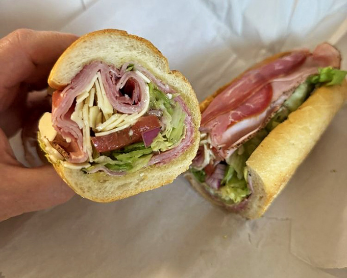 Some sandwiches are meals; this Italian Special is a full-blown experience. Note the perfect distribution of ingredients.