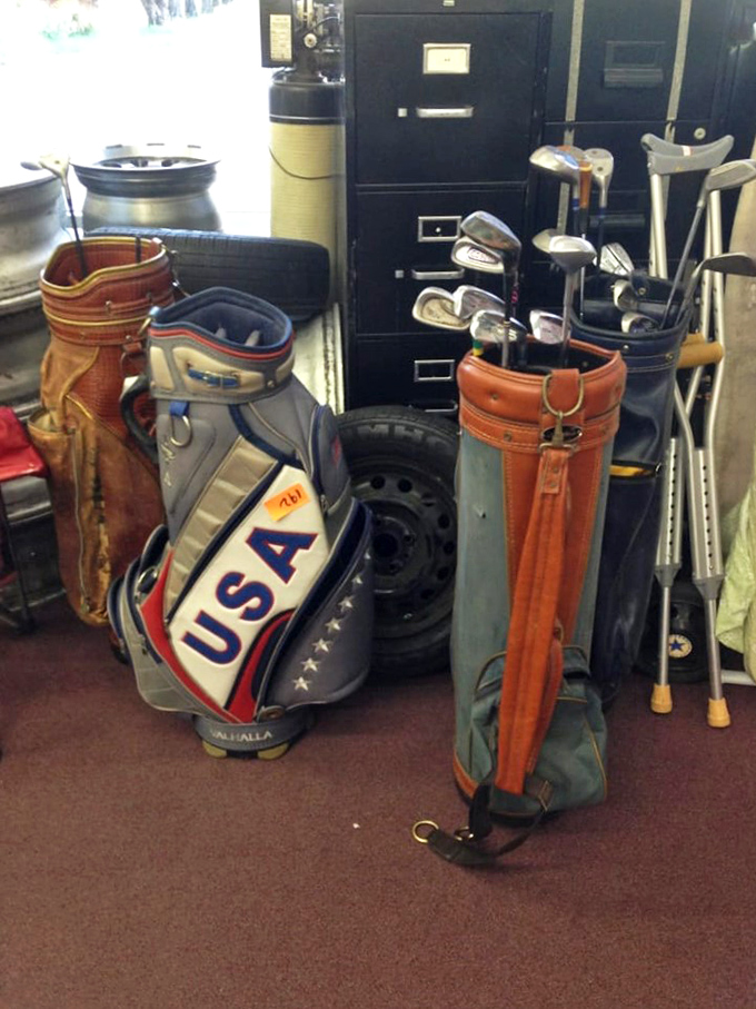 Golf clubs and vintage sports equipment&mdash;where someone's abandoned hobby becomes your new weekend passion at a fraction of retail price.