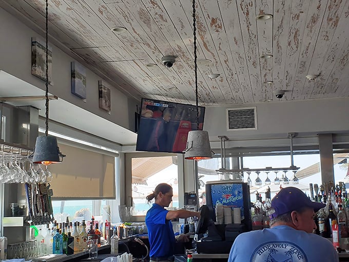 Behind every great seafood restaurant is a bartender who knows the difference between a good day and a great one.