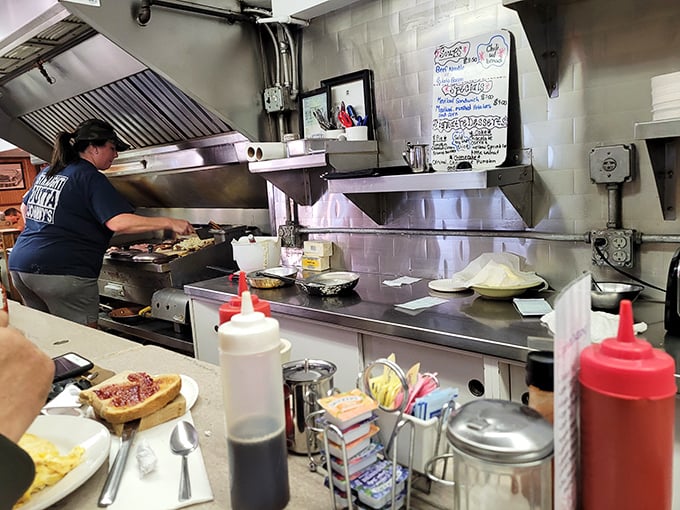 The kitchen ballet&mdash;where breakfast choreography has been perfected through thousands of morning performances.