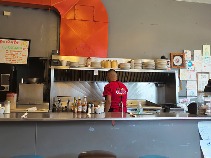 Behind every great breakfast is a cook who understands the sacred relationship between a hot griddle and hungry customers.