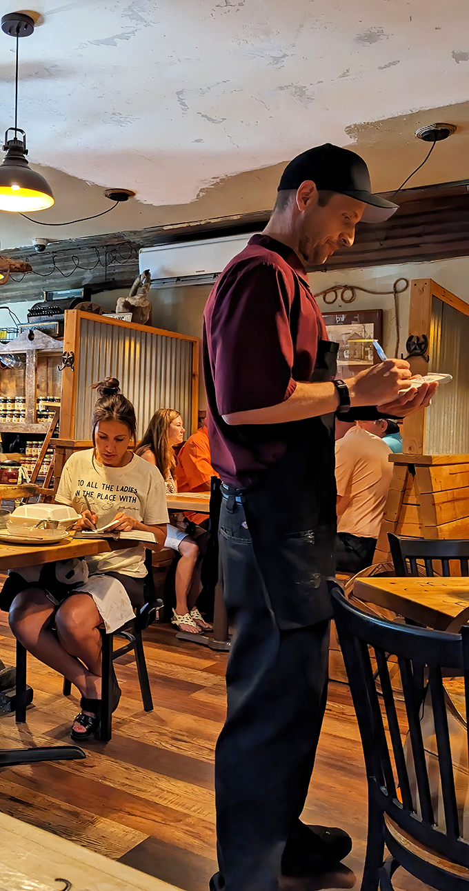 Servers move with the practiced efficiency of people who know their regulars' orders before they sit down&mdash;small-town hospitality that big cities try to bottle.