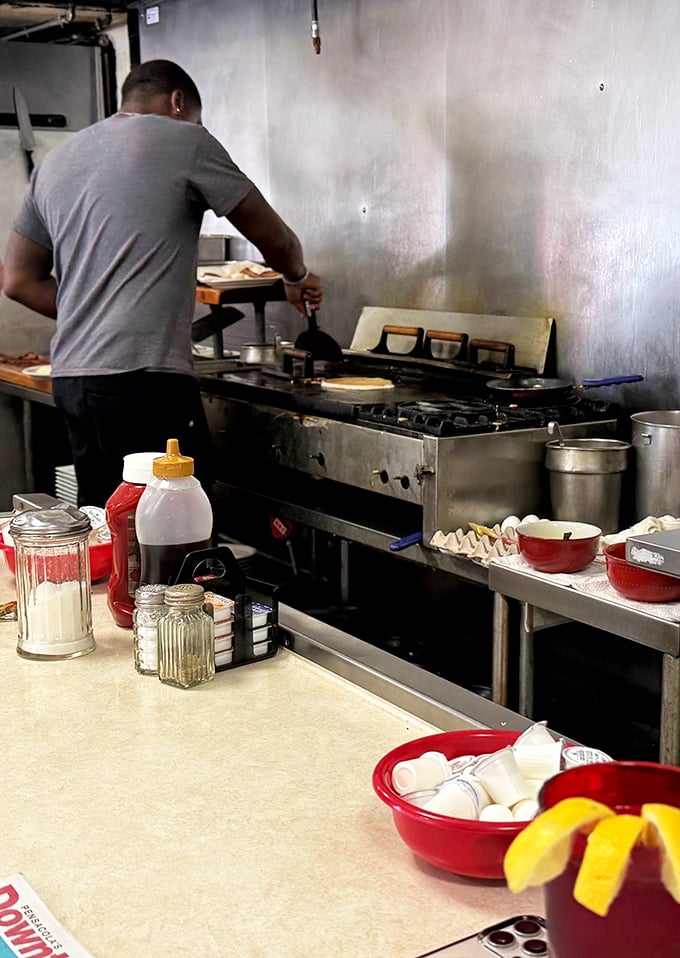 Behind every perfect breakfast is someone who knows exactly how long to leave the pancake before the flip. This is that someone.