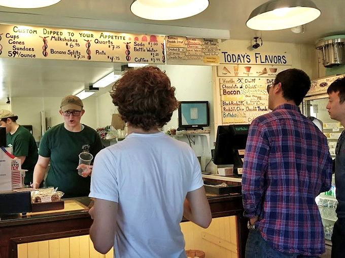 The production line where dairy alchemy happens. Stainless steel precision meets artisanal craftsmanship in this behind-the-scenes glimpse.