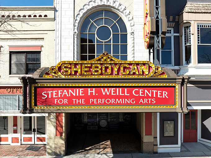 The Weill Center's marquee glows with old-school glamour, a reminder that some experiences deserve more than just a streaming subscription and your couch.