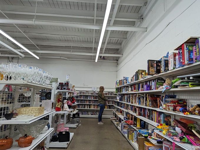 Browsing these aisles is like a meditation &ndash; the treasure hunter's version of mindfulness with occasional surprising rewards.