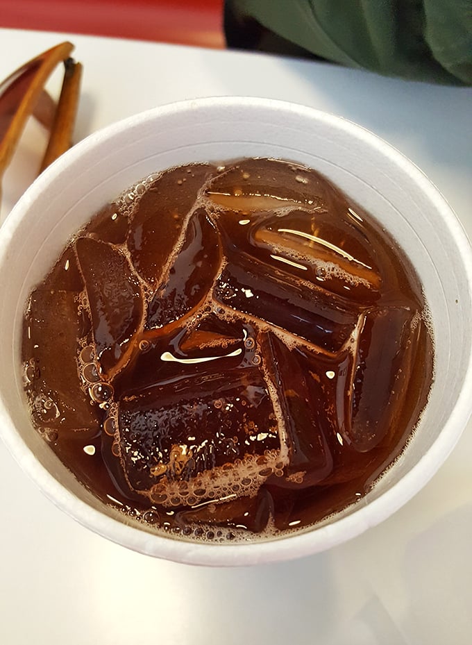 Sweet tea so perfectly brewed it makes you understand why Southerners consider it the house wine of the South. Ice cubes never had it so good.