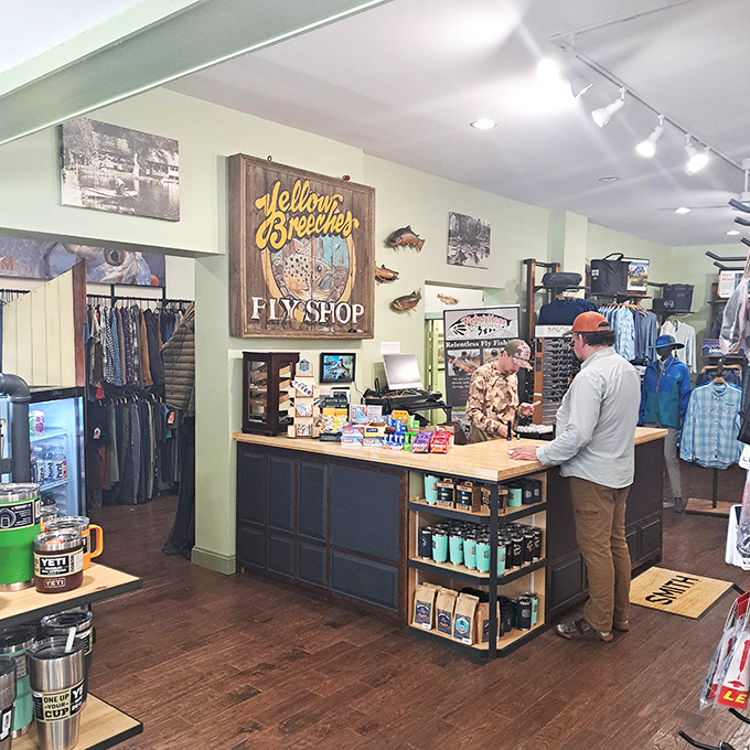 A fly fisher's paradise where conversations about trout patterns are taken as seriously as stock market tips.