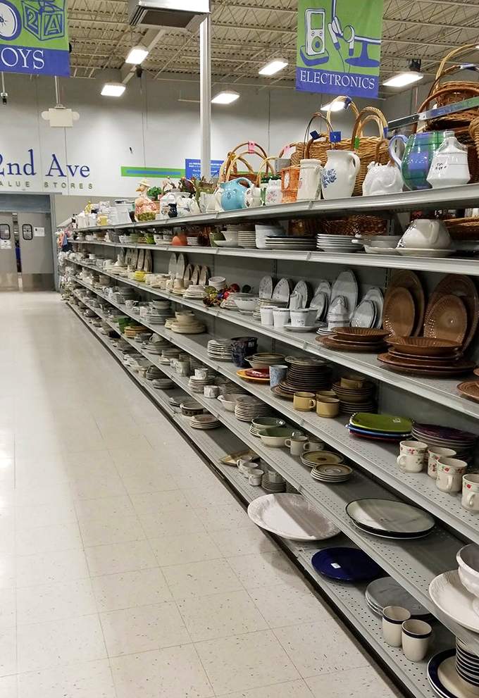Dish-covery zone: Where mismatched plates find new purpose and vintage teacups await their starring role in your next afternoon gathering.