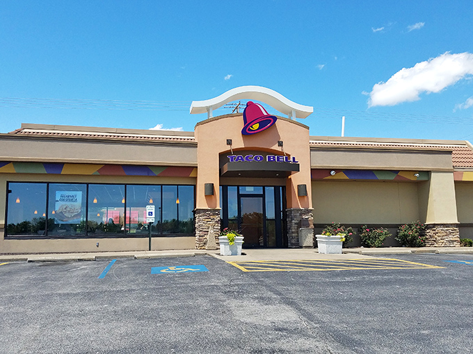 Even Quincy's Taco Bell got the memo about architectural character, sporting a Southwestern flair that says, "Yes, we're a chain, but we're trying."