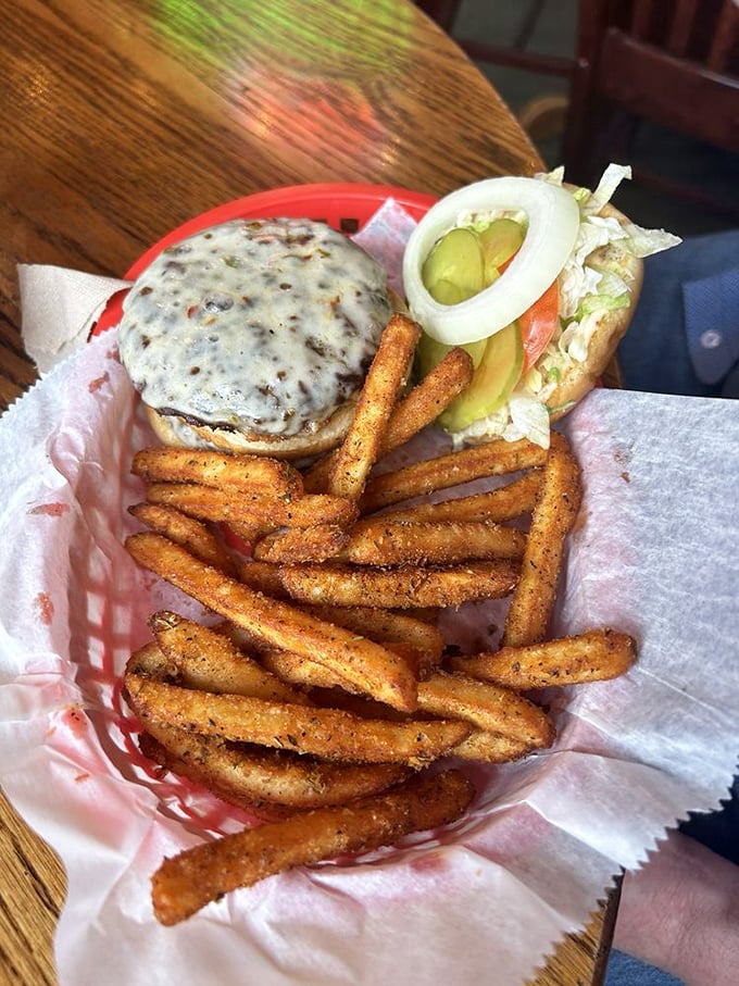 The Burger Boy Combo: proof that happiness can indeed be wrapped in paper and served with fries.