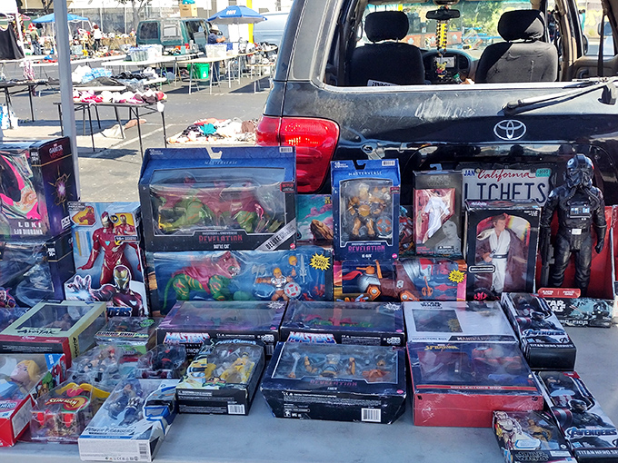 Action figure headquarters&mdash;where childhood heroes in plastic form await adoption by collectors young and old. Nostalgia sold separately.