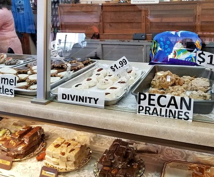 Southern sweet temptations await in McCaysville&mdash;divinity, pecan pralines, and fudge that would make your grandmother both proud and jealous.