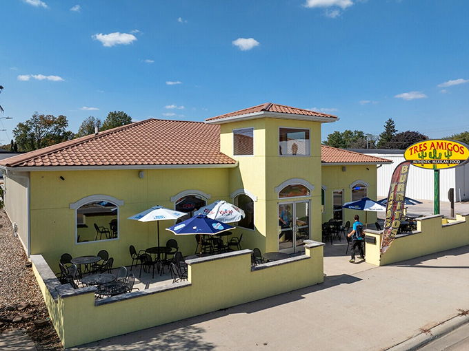 Tres Amigos brings a splash of sunshine-yellow and salsa spirit to Osage. Proof that small towns can still serve big flavors.