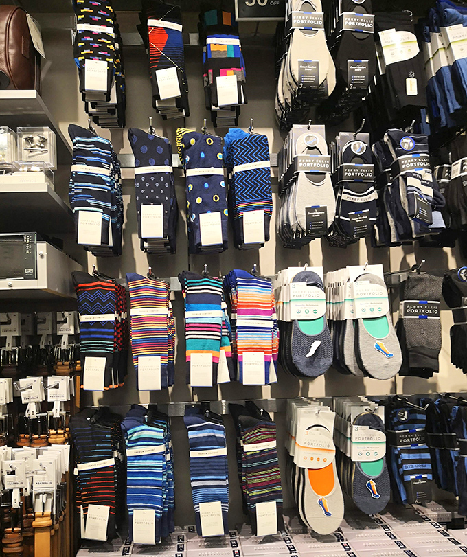 Sock heaven for the pattern-obsessed &ndash; from conservative navy to wild geometrics, these foot fashions prove personality starts from the ground up.