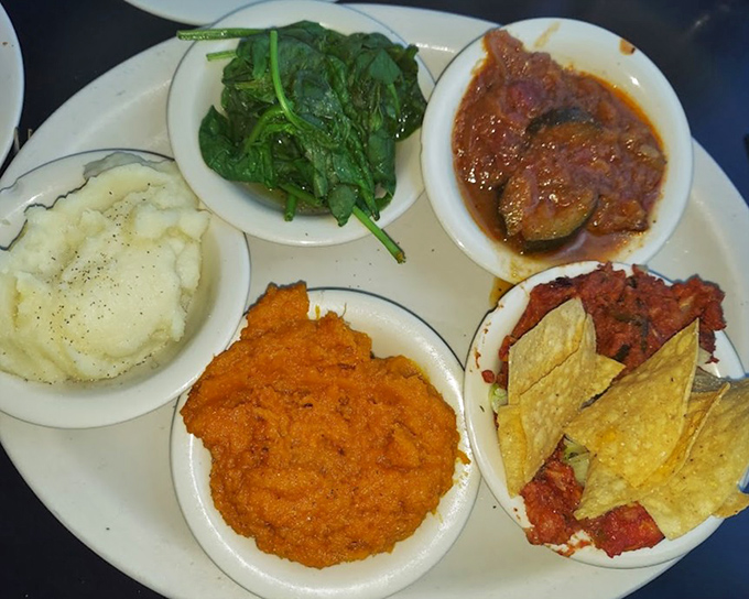 A Southern vegetable plate that proves sides can absolutely steal the show from any main course.