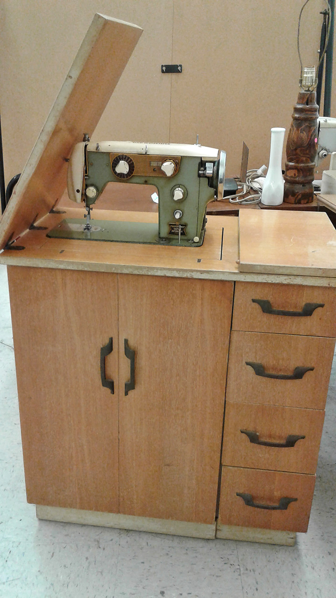 This vintage Veritas sewing machine isn't just a relic &ndash; it's a time machine to when "homemade" wasn't a premium marketing term.