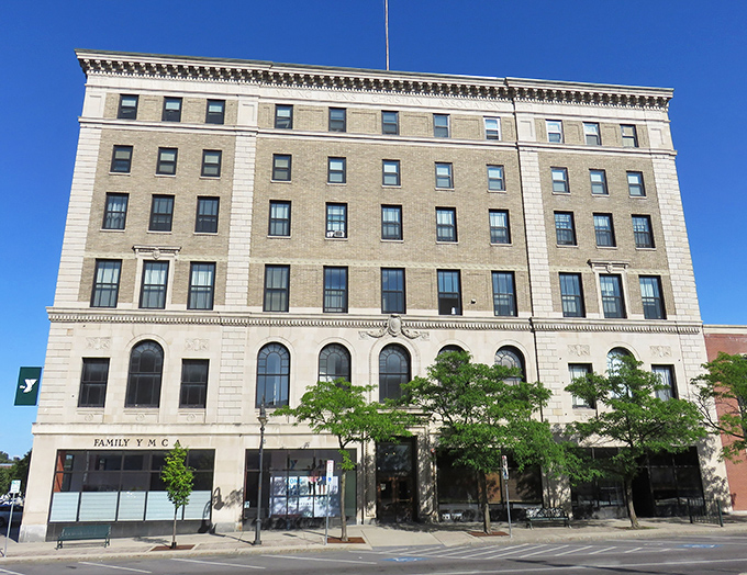 The historic YMCA building combines fitness with history&mdash;where you can work on your biceps in a space that deserves landmark status.