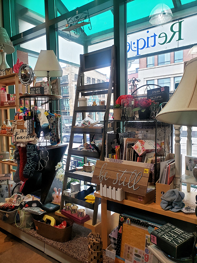 The sock selection alone could convert even the most skeptical shopper to thrifting&mdash;brand new packages at pre-loved prices. 