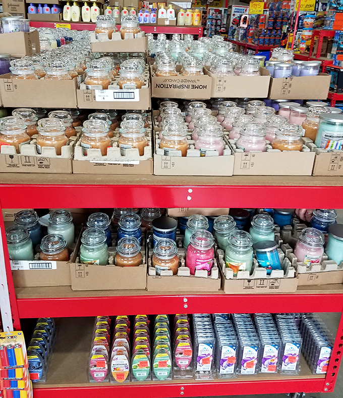 Candle heaven! These scented wonders transform your home from "lived-in" to "luxurious" faster than you can say "markdown miracle."