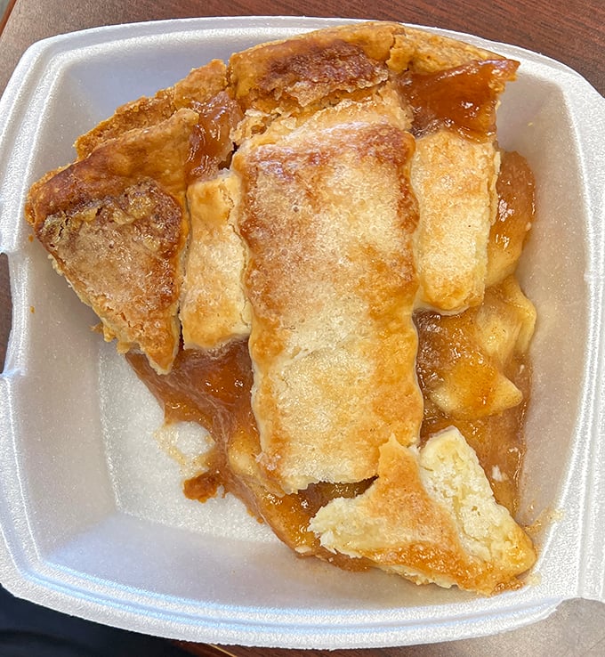 Apple pie that doesn't need to be "deconstructed" or "reimagined" &ndash; just perfectly executed with a flaky crust and cinnamon-kissed filling that speaks for itself.