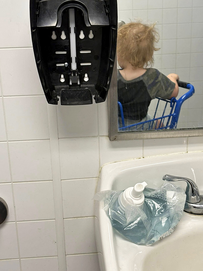 Even the restroom facilities are clean and well-maintained, because dignity matters no matter what you're paying for merchandise.