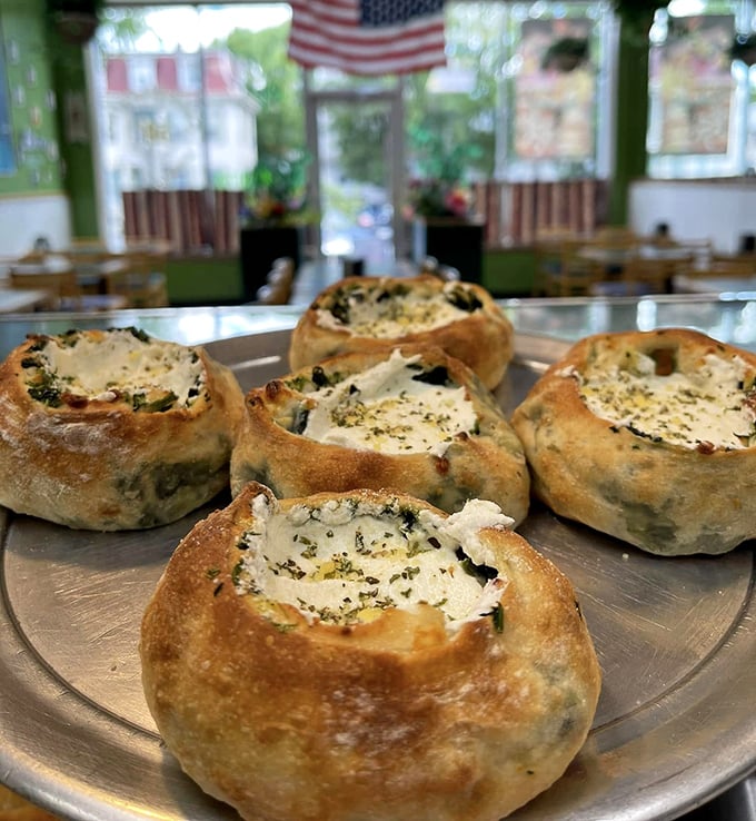 These cheese-filled bread bowls aren't just appetizers; they're edible vessels of joy that make you question why plates were ever invented.