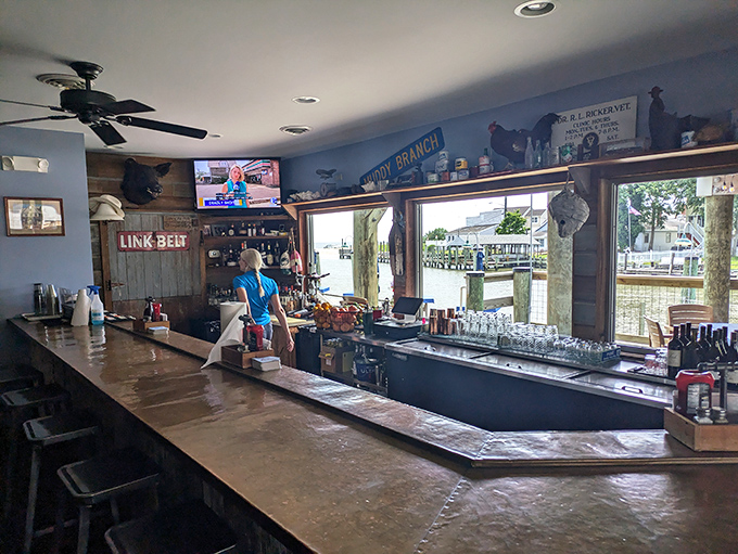 Where spirits meet the spirit of the sea. JP's bar is the perfect spot to swap fish tales while sipping something cool and contemplating your next meal.