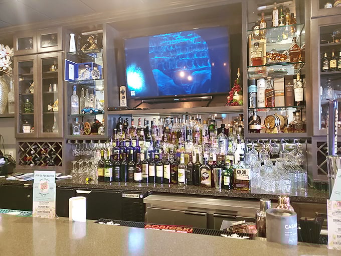 A bar stocked like someone read your mind and assembled all your favorites, plus a few you didn't know you needed.